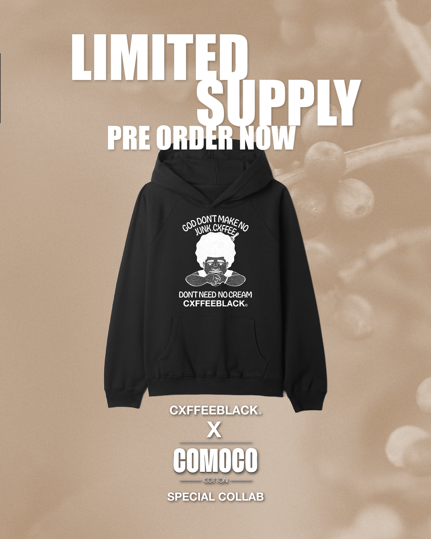Prototype 001 — Cxffeeblack x Comoco Cotton: The First All-Black Suppl